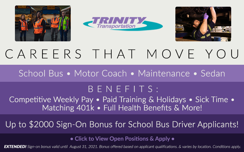 Logo with Gradient Background | Trinity Transportation