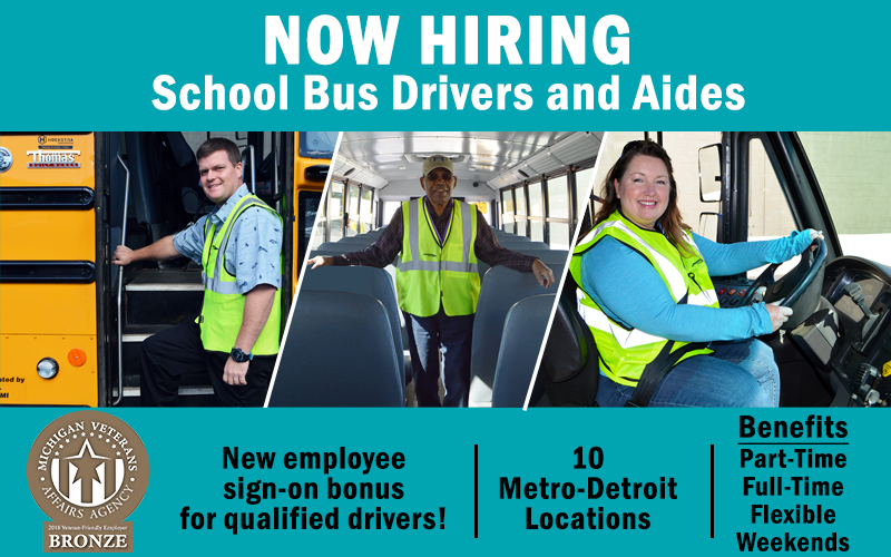School Bus Driver - Detroit, MI (Greenfield Rd) | Trinity Transportation